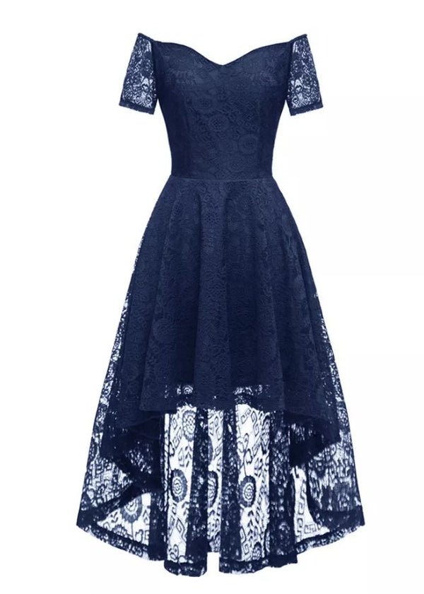 60er Marineblaues Abendkleid | Mein Vintage Kleid